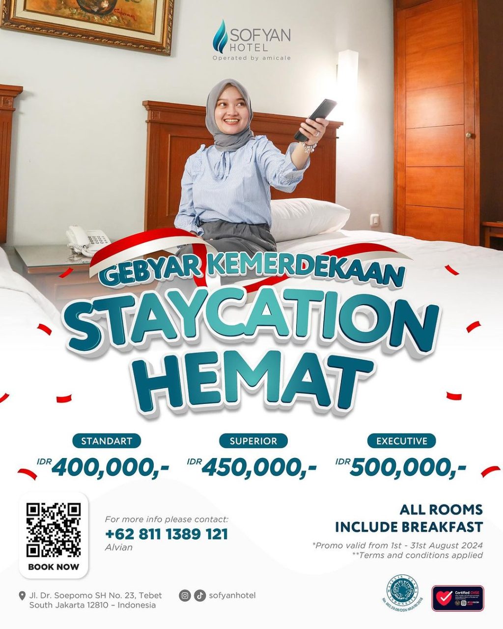 promo staycation spesial kemerdekaan jakarta Selatan agustus 2024